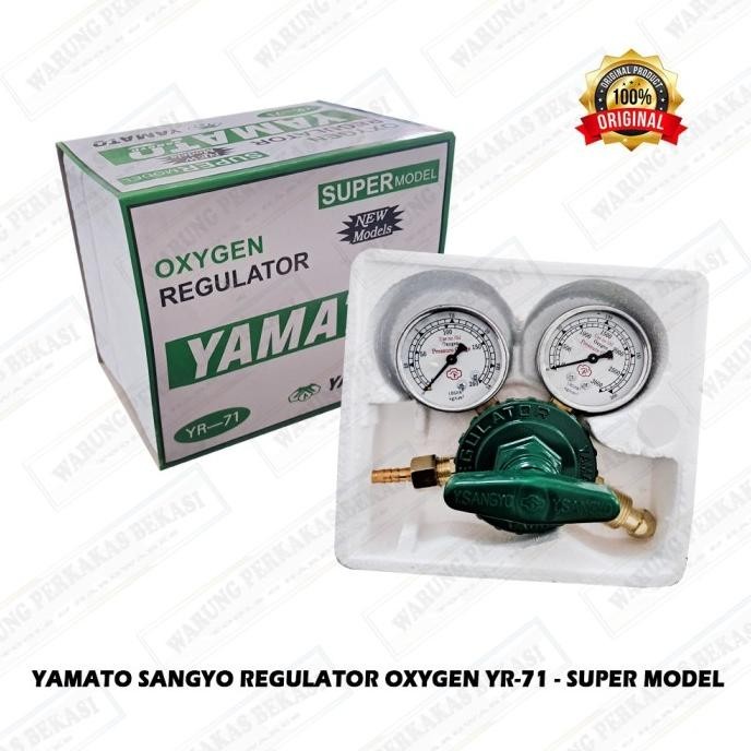 Jual Yamato TORA Regulator Tabung Gas Oxygen Oksigen YR-76 | Shopee Indonesia