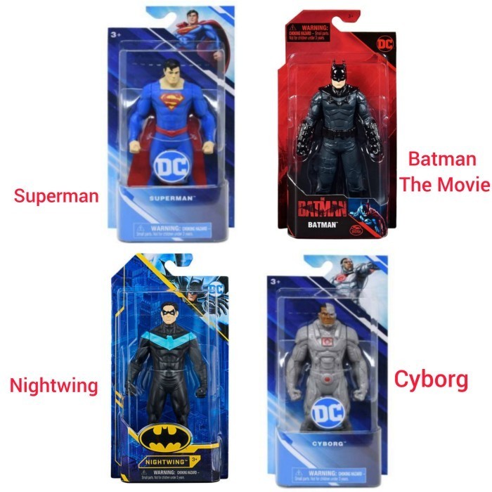 Jual Murah!! DC Comics Batman Superman Nightwing 16cm Action Figure ...