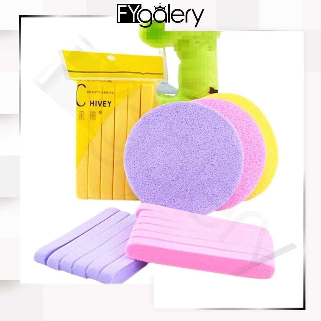 Jual FYGALERY Sponge Kentang Facial Spons Facial Stick Spons Cuci Muka ...