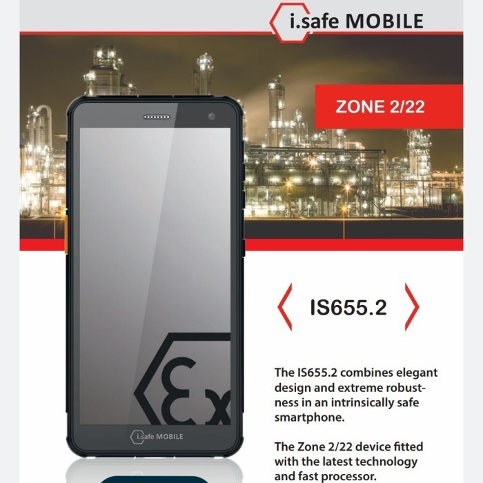 Jual ISAFE IS655.2 ATEX INTRINSICALLY SAFE SMARTPHONE ZONE 2 RIVAL ECOM ...