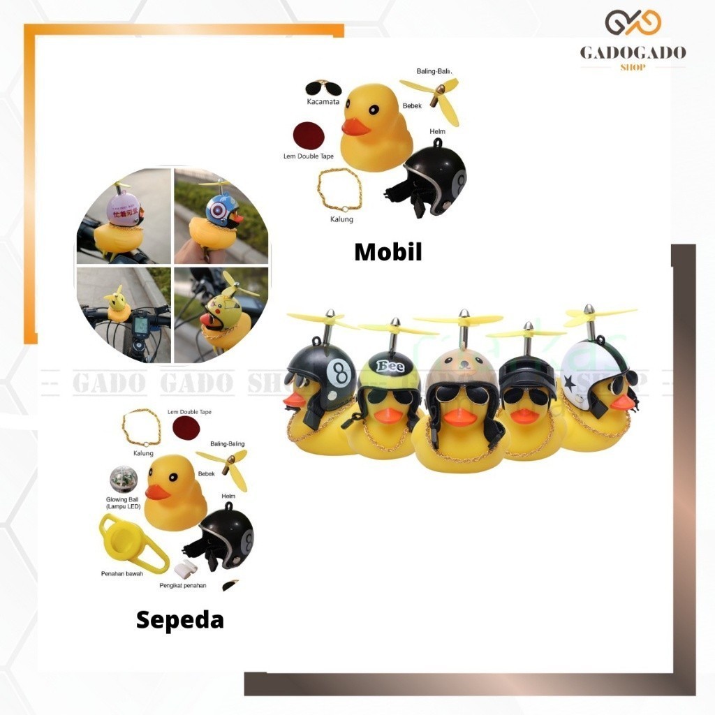 Jual GGS HL0084 Bebek Mainan Helm LED Aksesories Mobil dan Sepeda Motor ...
