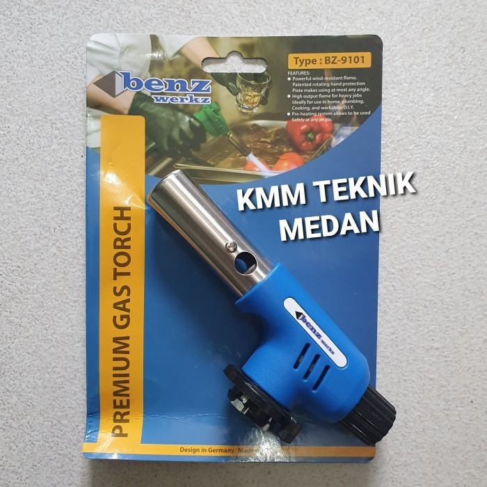 Jual BENZ BZ 9104 GAS TORCH BURNER TANGAN ALAT PEMATIC API LAS BAKAR ...