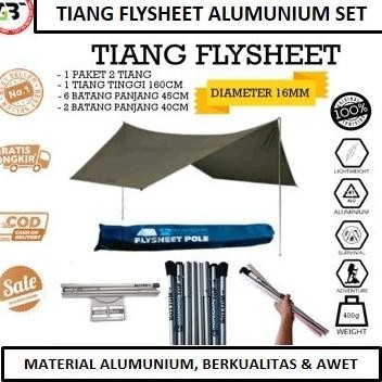 Jual tiang flysheet frame fly sheet tenda alumunium set berkualitas ...