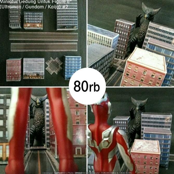 Jual Diorama Set Kota - Miniatur Gedung Untuk Figur Gundam/Shf/Ultra ...