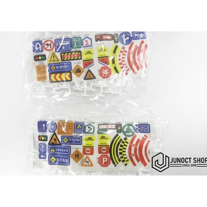 Jual Rambu Lalu Lintas Jalan Set Miniatur Diorama Maket Mainan Edukasi ...