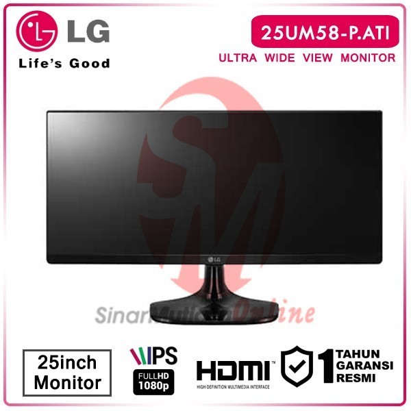 Jual PROMO MONITOR GAMING LG 25UM58-P ATI 25 INCI LED FHD ULTRA WIDE ...