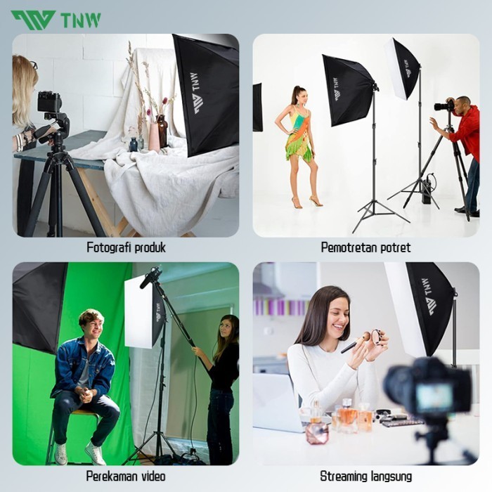 Jual Softbox Lighting Studio Paket Lighting Studio untuk Live/Fotografi ...