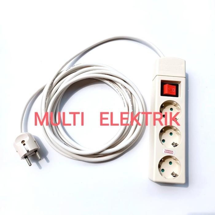 Jual STOP KONTAK 3 4 5 6 LUBANG UTICON SAKLAR ON OFF KABEL 2 3 5 7 10 METER | Shopee Indonesia