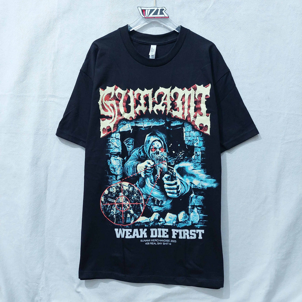 Jual T Shirt Band Official SUNAMI - SHOOTER Original | Shopee Indonesia
