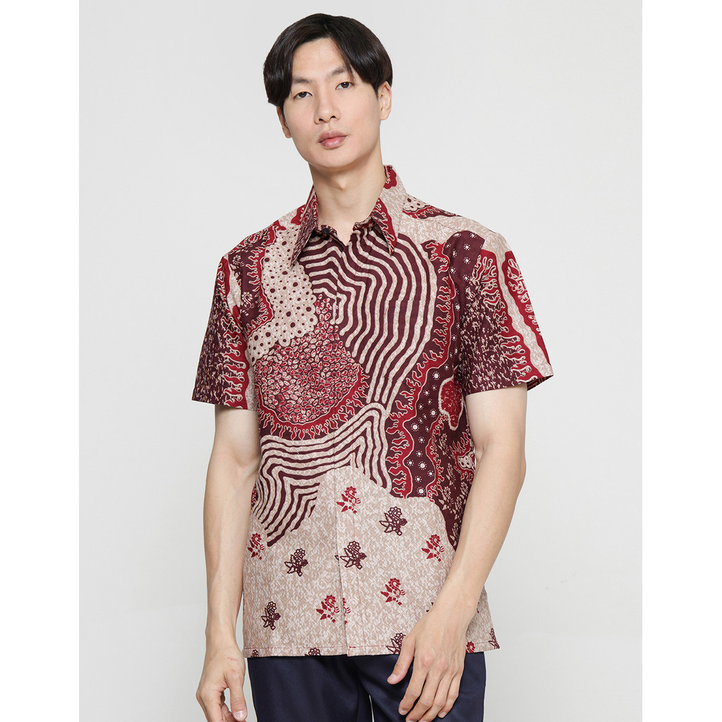 Jual Arjuna Weda Hem Body Fit Batik Modern Pria 119662537 | Shopee ...