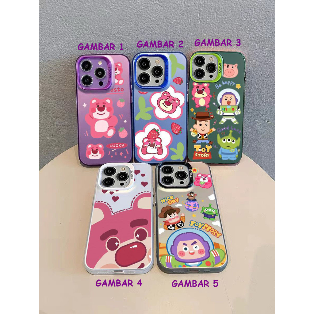 Jual CP40 CASING HOLOGRAM WARNA LOTSO FOR IPHONE 7 8 PLUS XR XS MAX 11 ...
