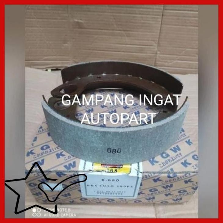 Jual [GIB] KAMPAS REM TANGAN HAND BRAKE SHOE FUSO PS190 PS220 1SET 2PCS ...