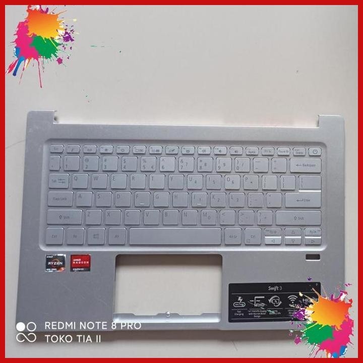 Jual (TOK) KEYBOARD DAN PALMREST ACER SWIFT 3 SF314-42 SERIES FOR AMD ...