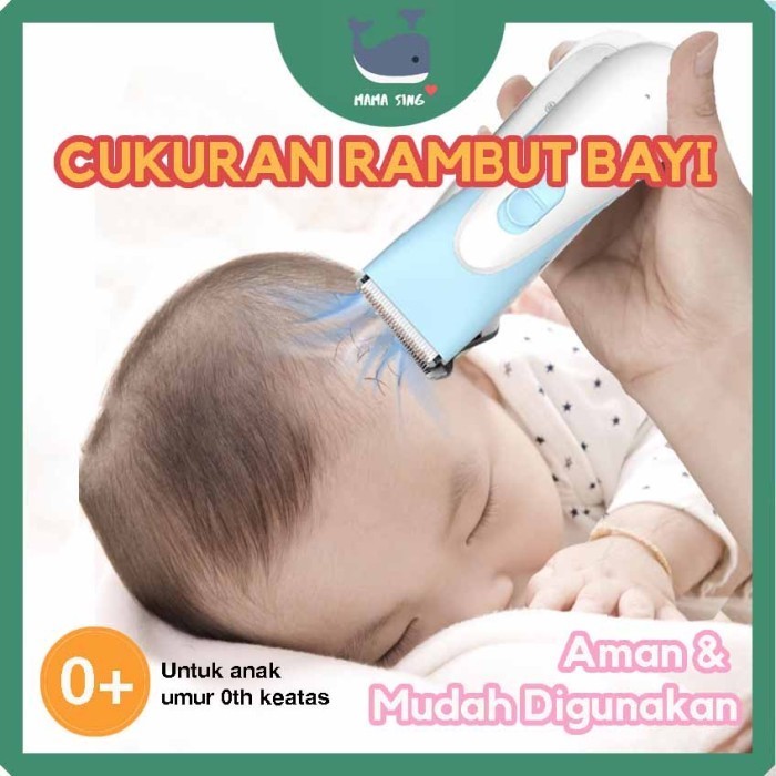 Jual Cukuran Rambut Bayi Aman / Baby Hair Clipper / Alat Cukur Rambut ...