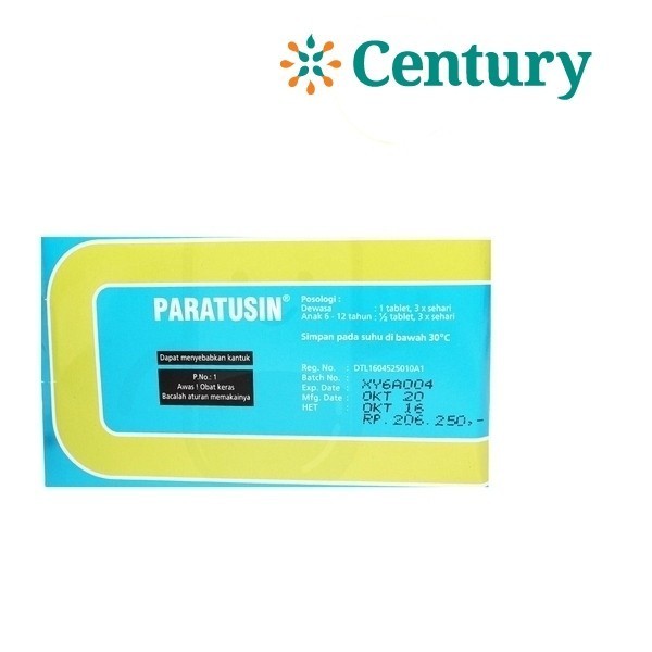 Jual PARATUSIN 1 STRIP 10 TABLET | Shopee Indonesia