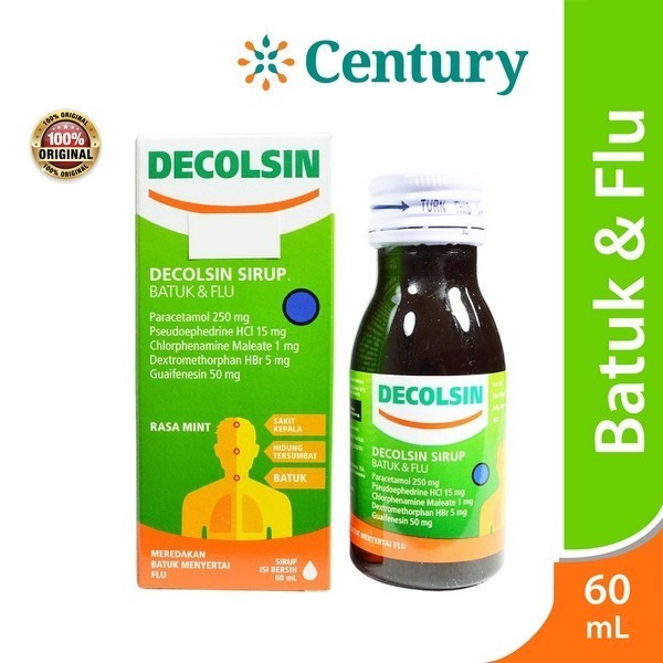 Jual Decolsin Syrup 60ml | Shopee Indonesia