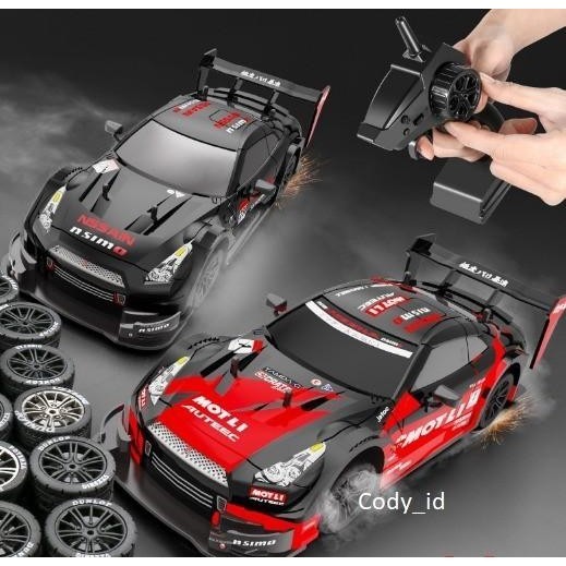Jual MOBIL REMOTE CONTROL RC DRIFT 4WD RACING NISSAN GTR SKALA 1:16 2 ...