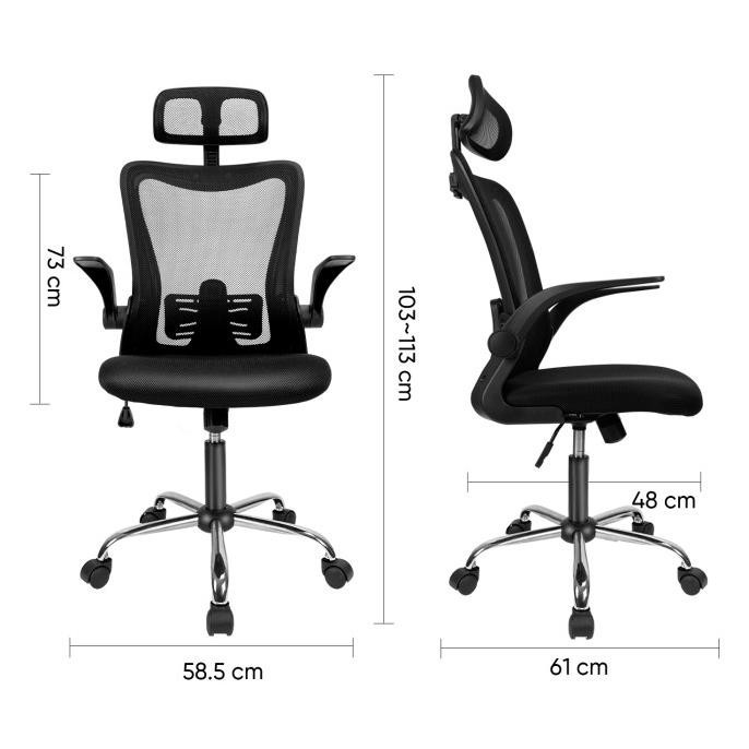 Jual sto Deli Office Chair Kursi Kantor Ketinggian Bisa Diatur E4925 ...