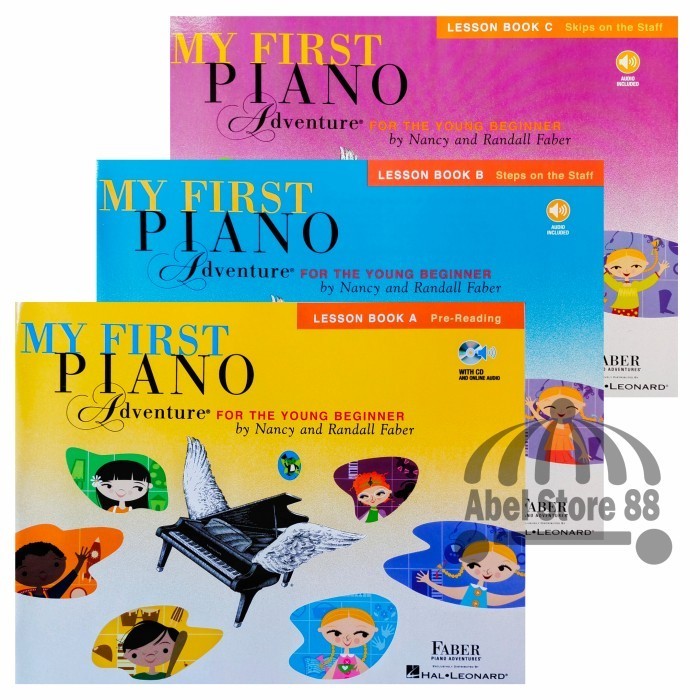 Jual My First Piano Adventure Young Beginner Lesson Book A/B/C Buku ...