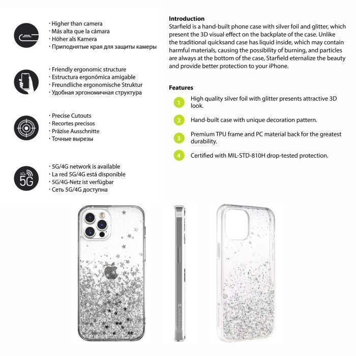 Jual Case iPhone 13 Pro Max Mini SwitchEasy STARFIELD Hybrid Casing | Shopee Indonesia