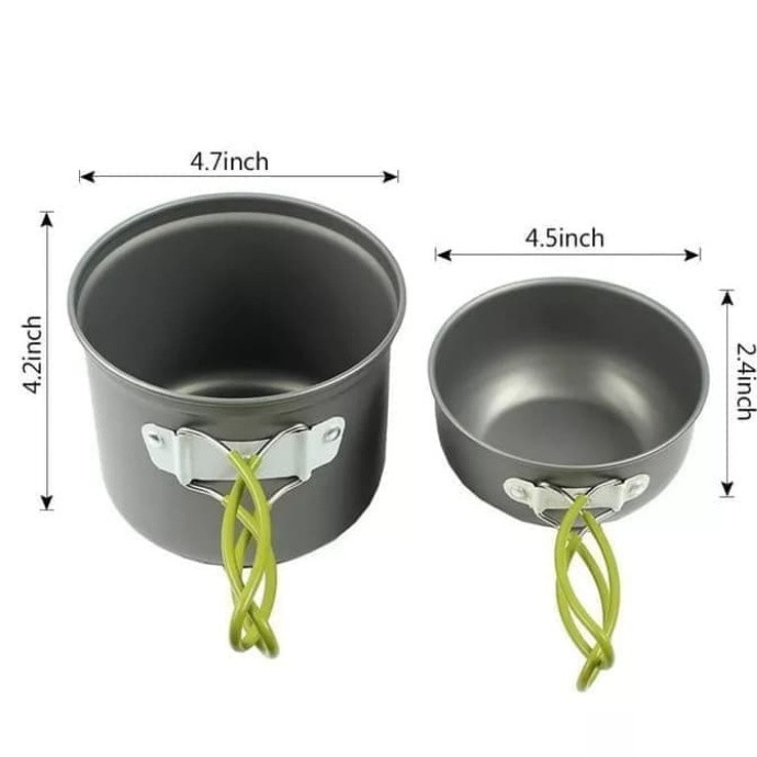 Jual Cooking Set Ds 101 Panci Nasting Camping | Shopee Indonesia