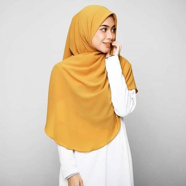 Jual PROMO HEMAT JILBAB SEGIEMPAT OVAL CURVE MALAY 130X130 WOLFIS HIJAB SEGI EMPAT OVAL BAWAL ...