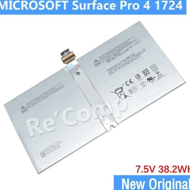 Jual Battery Baterai Microsoft Surface Pro 4 1724 Dynr01 Original ...