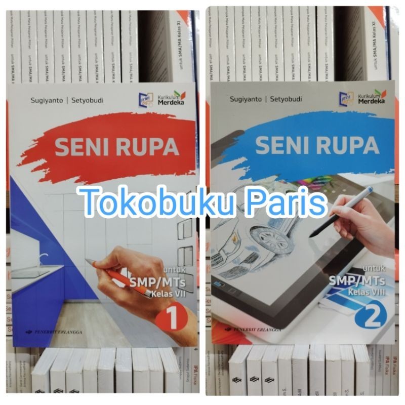 Jual ORI Buku Siswa Seni Rupa smp mts kelas 1 7 vii, 2 8 VIII Kurikulum Merdeka Erlangga ...