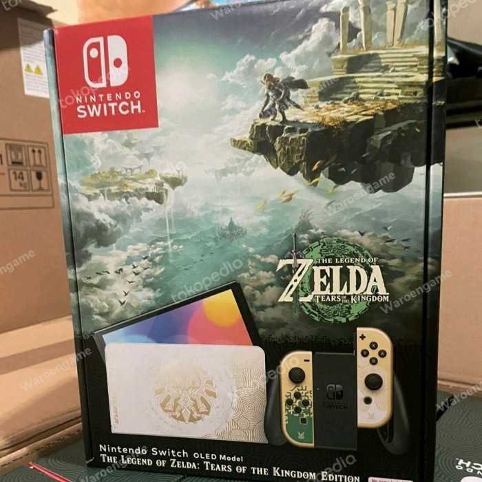 Jual Nintendo Switch OLED NS OLED Console Zelda Tears Of The New Kingdom Ed | Shopee Indonesia
