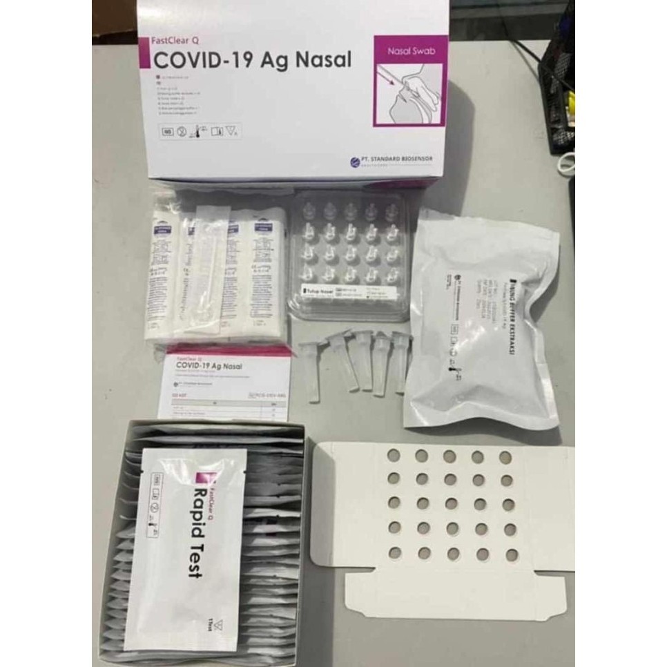 Jual Biosensor Nasal Antigen Fast Clear Isi 25Pc Sd Biosensor Nasal ...