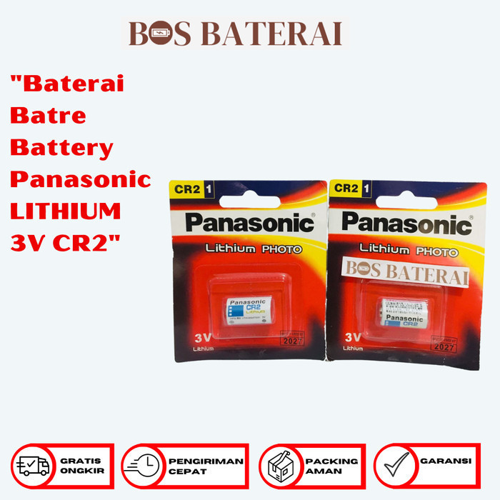 Jual Baterai Batre Battery Panasonic LITHIUM 3V CR2 | Shopee Indonesia