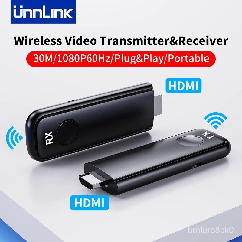 Jual Unn Pemancar Video HDMI Nirkabel, Penerima Rapat 1080P Extender ...