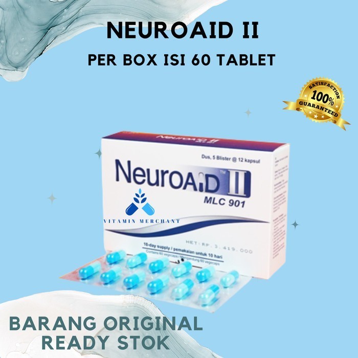 Jual Neuroaid II - Per Box (60 Tablet) | Shopee Indonesia