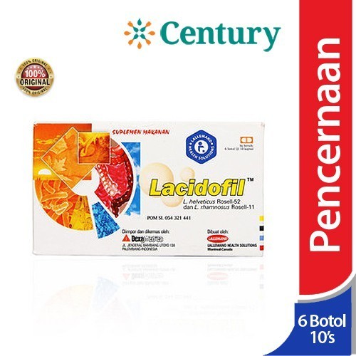 Jual Lacidofil 1 botol isi 10 kapsul/Probiotik/Suplemen pencernaan ...