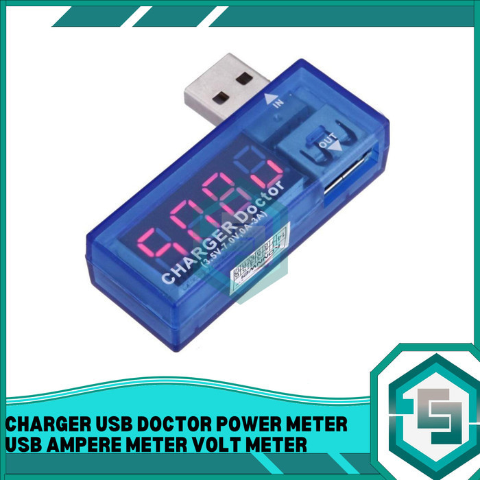Jual Charger Usb Doctor Power Meter Usb Ampere Meter Volt Meter ...