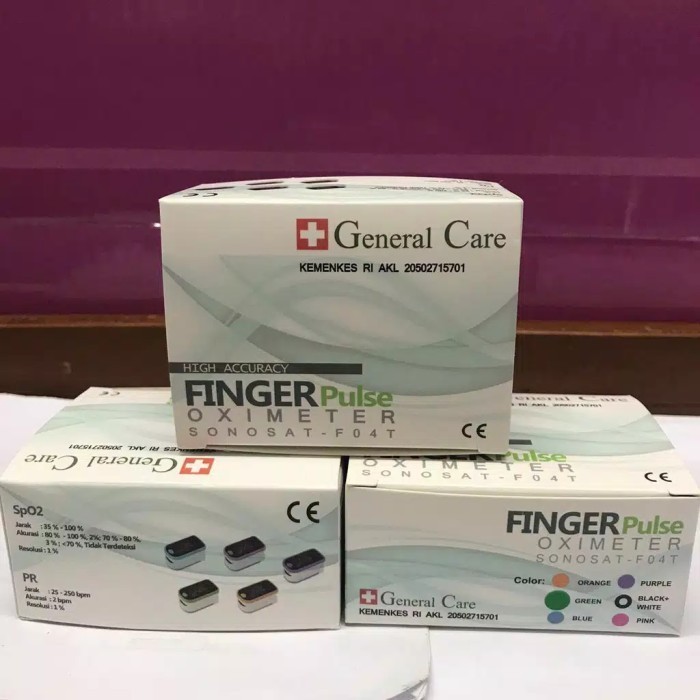 Jual Ready Finger Pulse Oxymeter General Care / Oxymetri general care ...