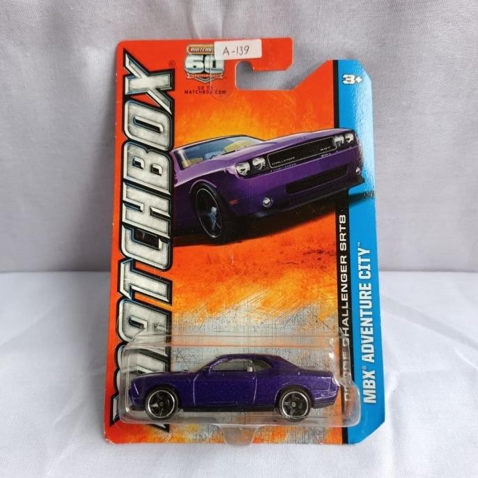 Jual Matchbox - Dodge Challenger SRT8 - Purple | Shopee Indonesia