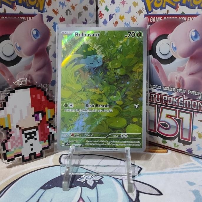 Jual Bulbasaur AR sv2a 166/165 - Pokemon TCG ID | Shopee Indonesia