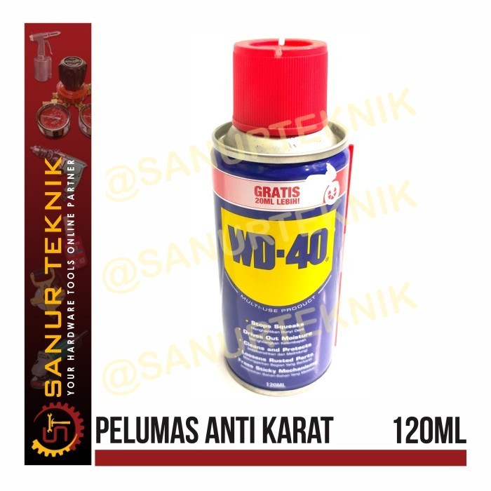 Jual WD40 WD-40 Multi Use Multipurpose / Pelumas Anti Karat 120ml (PER DOS) | Shopee Indonesia