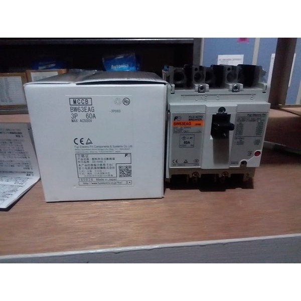Jual MCCB BREAKER NFB FUJI BW 63 EAG 3POLE 60A FUJI ELECTRIC BW63EAG 2 ...