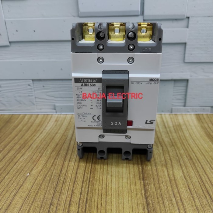 Jual MCCB 3P 30A 18KA ABN53C LS METASOL LSIS | Shopee Indonesia