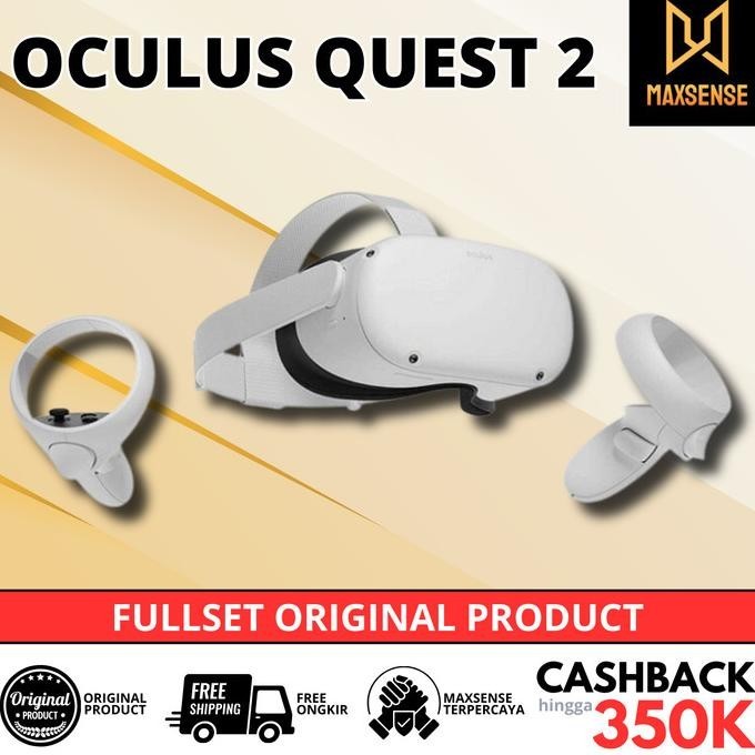 Jual Oculus Quest 2 All-In-One Vr Gaming System Headset Original | Shopee Indonesia