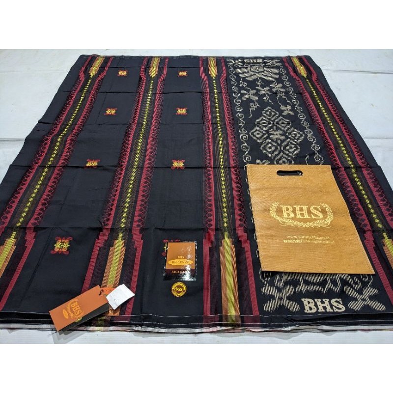 Jual Sarung BHS Excellent Songket Bronze Kemasan Pouchbag | Shopee ...