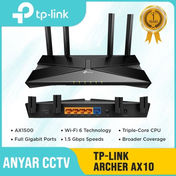 Jual Tp-link Archer AX10 AX1500 Wi-Fi 6 Router Tplink | Shopee Indonesia