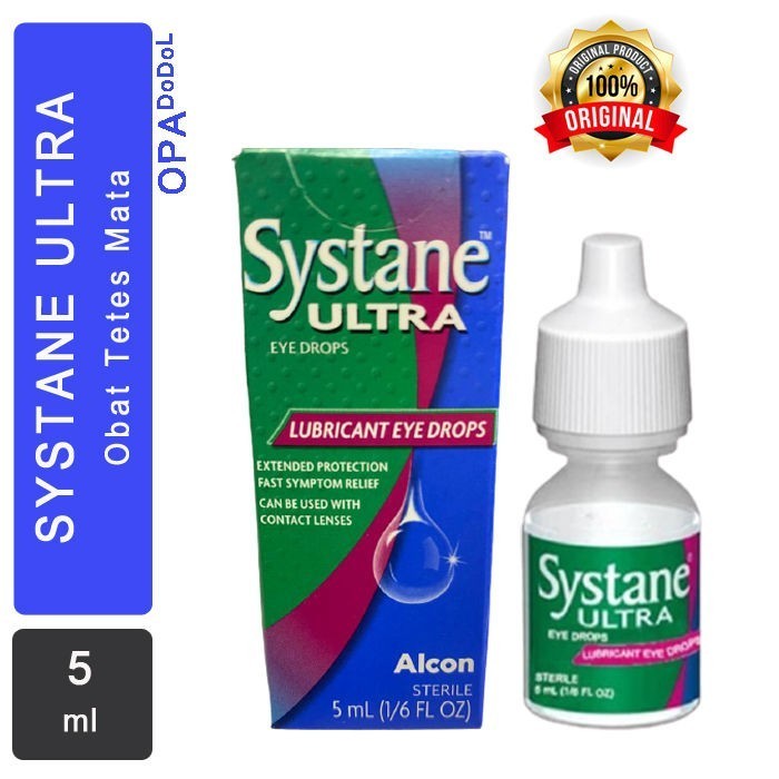 Jual SYSTANE ULTRA LUBRICANT EYE DROPS 5 ML - OBAT TETES MATA -ORIGINAL ...