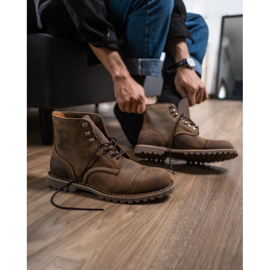 Jual Luthor Aztec Tan - Sepatu Boots Cap Toe Rugged Adventure Koku ...