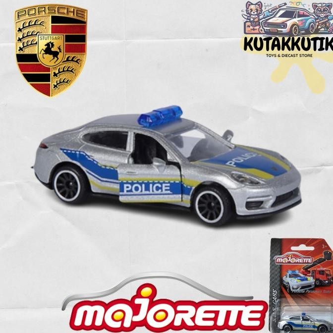 Jual Majorette Porsche Panamera Turbo Police Car Silver SOS Cars ...
