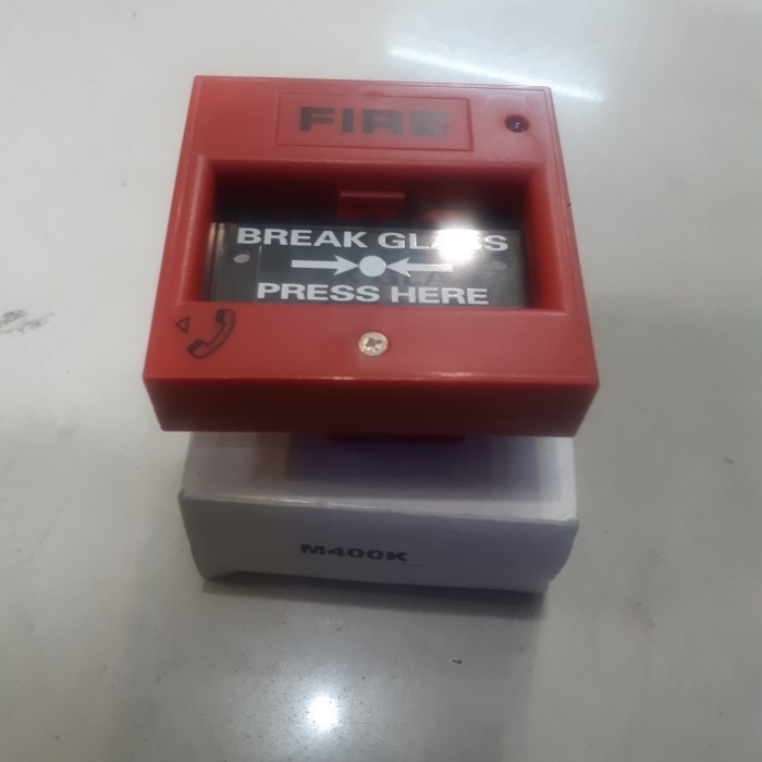 Jual M400K BREAK GLASS MANUAL CALL POINT FIRE ALARM SYSTEM SENSOR ...