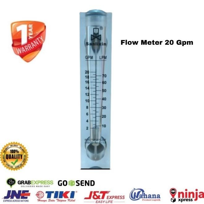 Jual Flowmeter 20 Gpm Rotameter 70 Lpm 20Gpm Model Panel | Shopee Indonesia