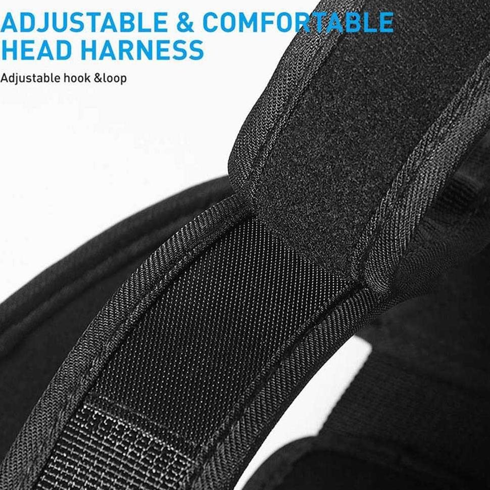 Jual EPROLO HEAD HARNESS BELT NECK TRAPS WEIGHT LIFTING CHAIN FITNESS ...